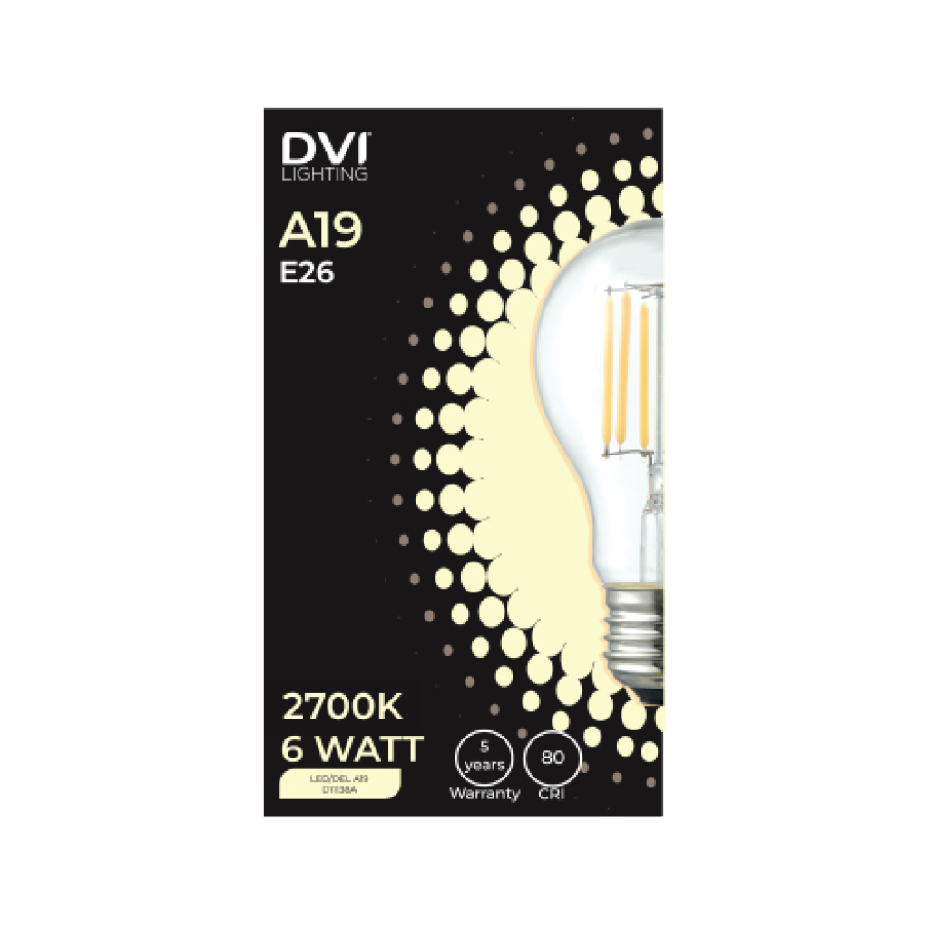 A19 Clear LED – DVI Lighting | Canada’s Leading Lighting Supplier